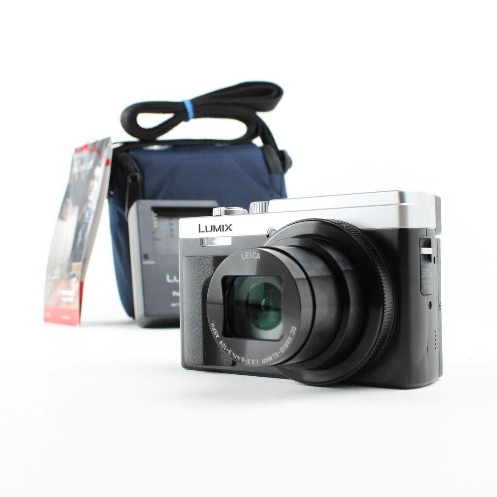 Panasonic Lumix DC ZS80 20.3MP, 4k Digital Camera - Silver/Black ZS80S