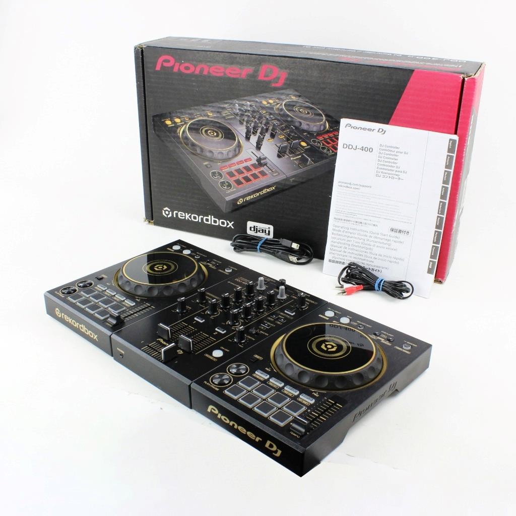 Pioneer DJ DDJ400-N - 2-Deck Rekordbox DJ Controller - Gold