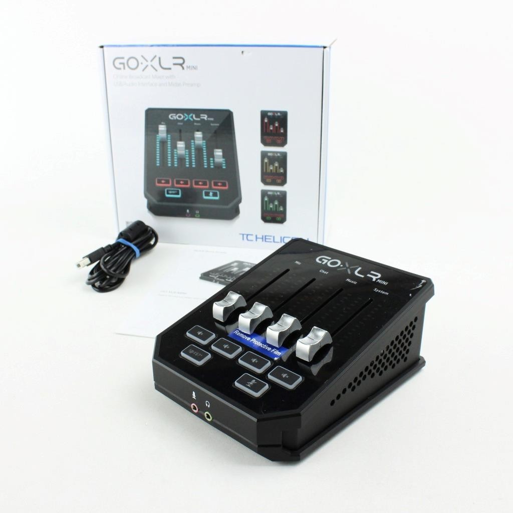 TC Helicon GOXLR Mini USB Streaming Mixer With USB/Audio Interface